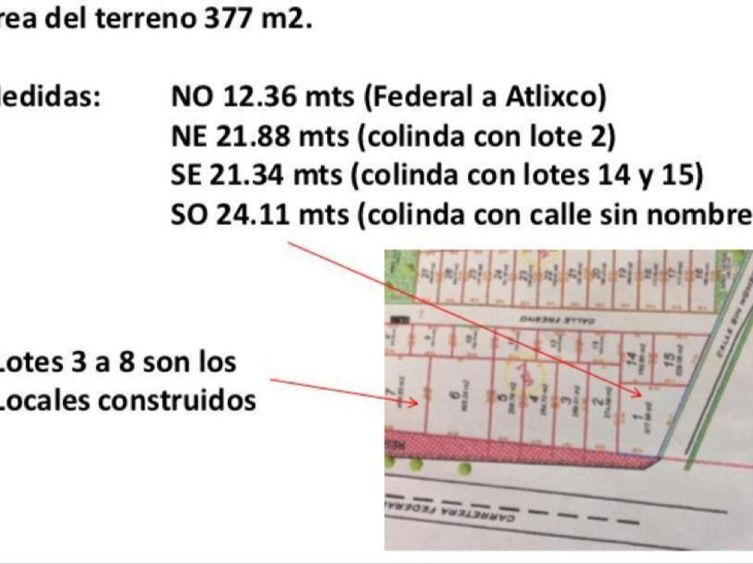venta Lote de Terreno en Santa Isabel Cholula, Puebla (31663665)- icasas.mx