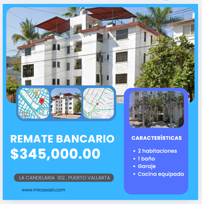 venta Departamento en Santa Maria, Puerto Vallarta, Puerto Vallarta ...