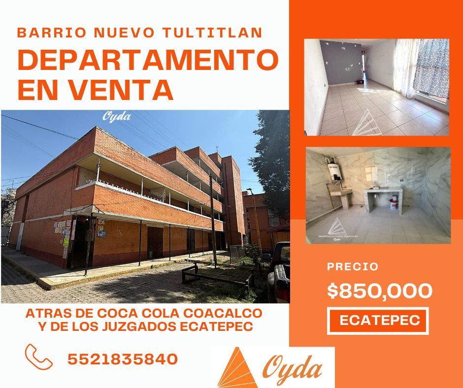 venta Departamento en Guadalupe Victoria, Ecatepec de Morelos, Ecatepec ...